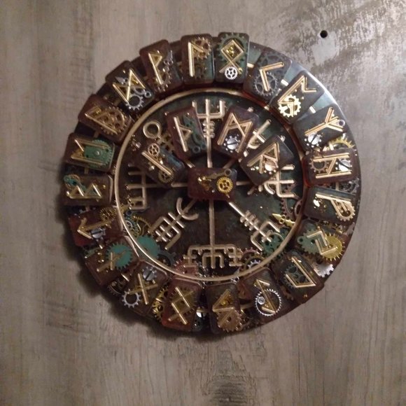MystixWonders | Other | Steampunk Norse Divination Board With Runes ...